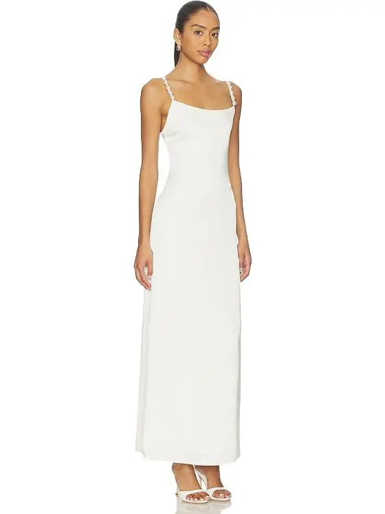 LA PORTE Melrose Maxi Dress - Cloud