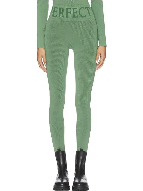 Perfect Moment Perfect Thermal Legging - Parisian Green