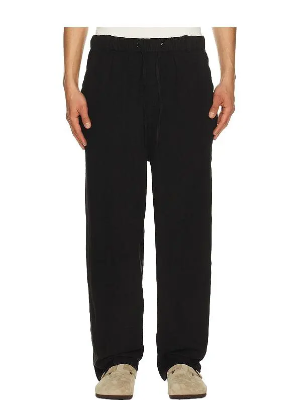 BATHER Core Leisure Pant - Black