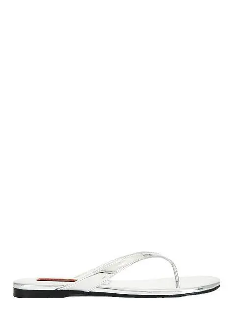 SIMONMILLER Salerno Metallic Thong Sandal - Silver