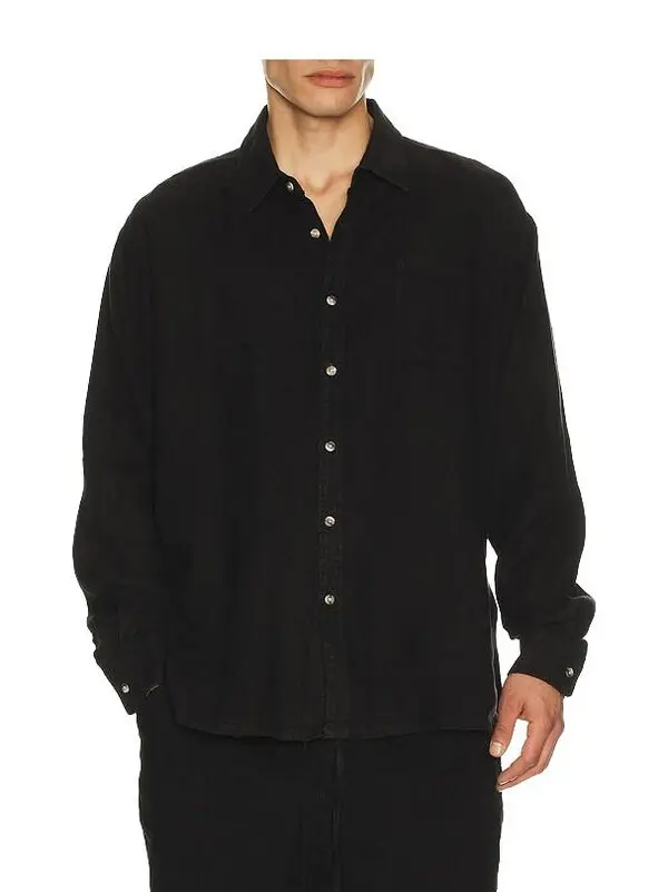 BATHER Core Leisure Shirt - Black