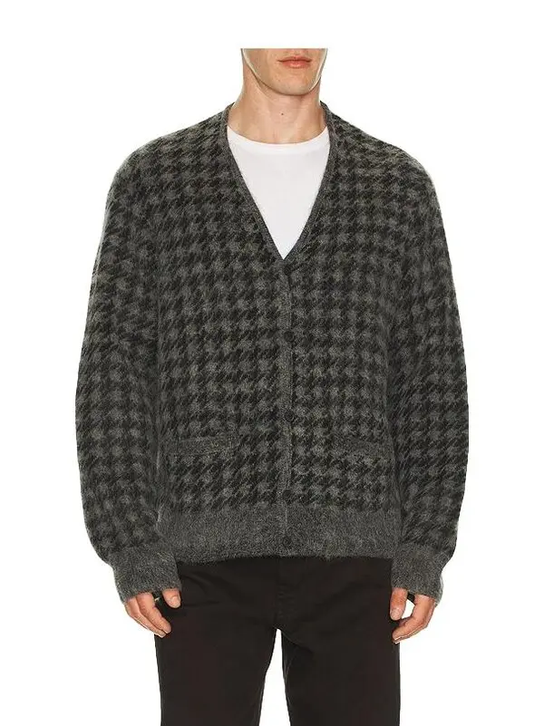 ALLSAINTS Zain Cardigan - Charcoal Grey