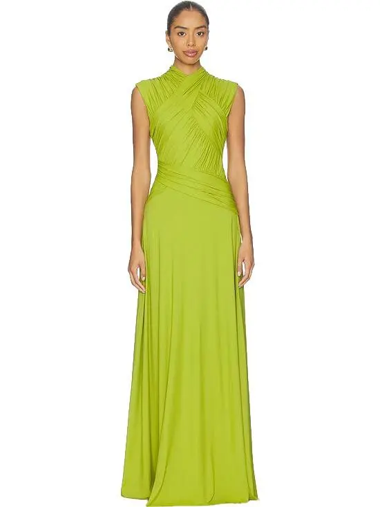 Rachel Gilbert Juniper Gown - Apple