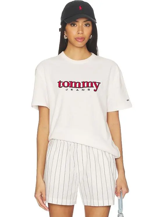 Tommy Hilfiger Applique Graphic Tee - Ancient White