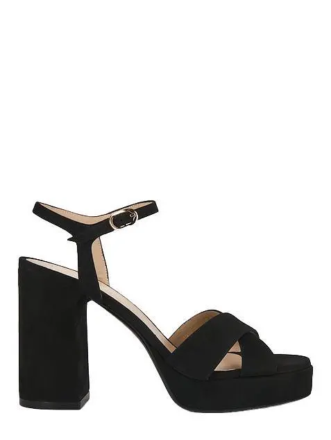 STUART WEITZMAN Dayna Platform Sandal - Black