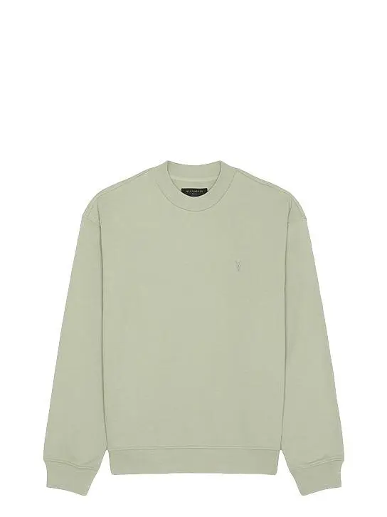 ALLSAINTS Asher Crew Neck Sweatshirt - Frost Green