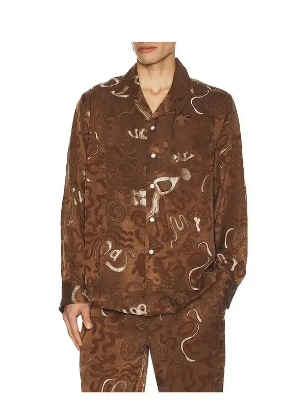 Oas Memento Brillo Shirt - Brown
