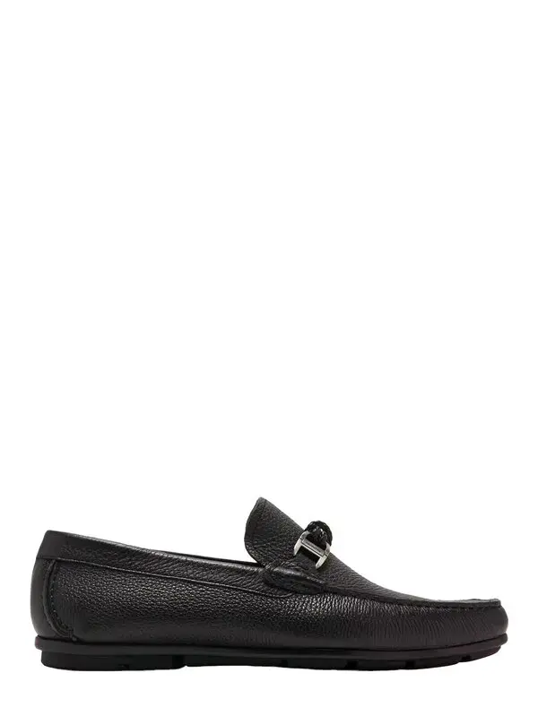 Magnanni Montijo Square-toe Loafers - Black