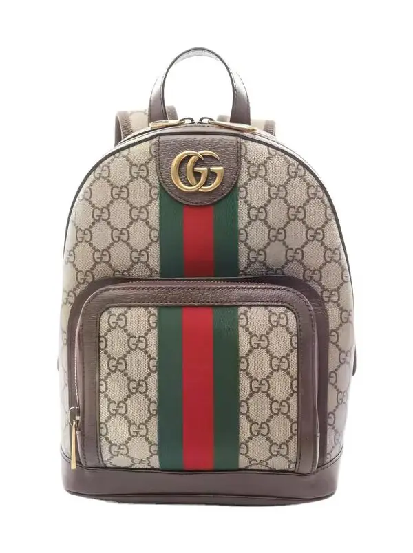 Gucci Ophidia Canvas Backpack - Neutrals