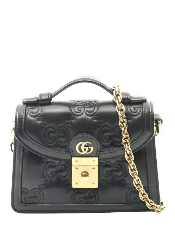 Gucci Gg Matelassé Tote Bag - Black