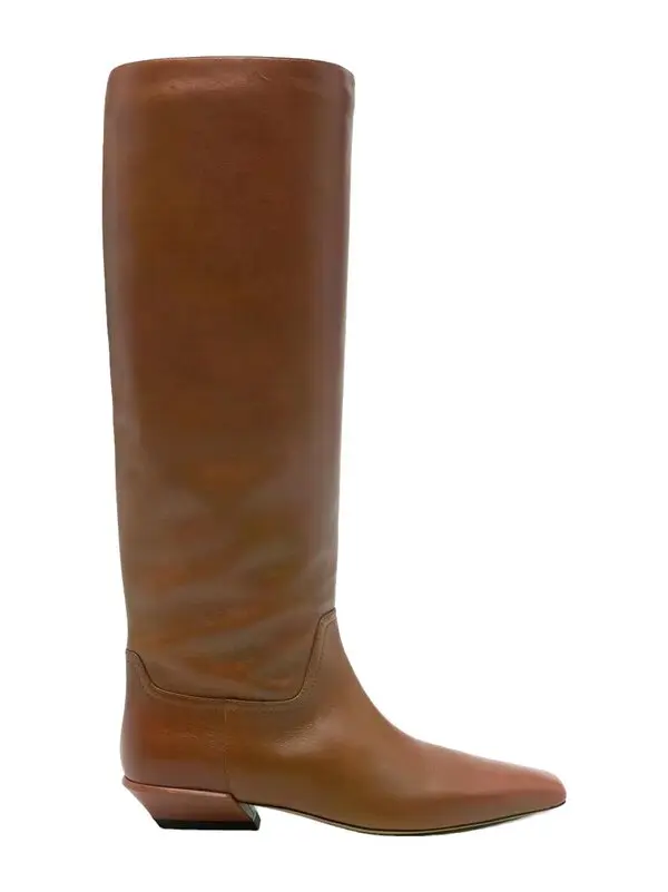 Paris Texas Bettina Square-toe Boots - Brown