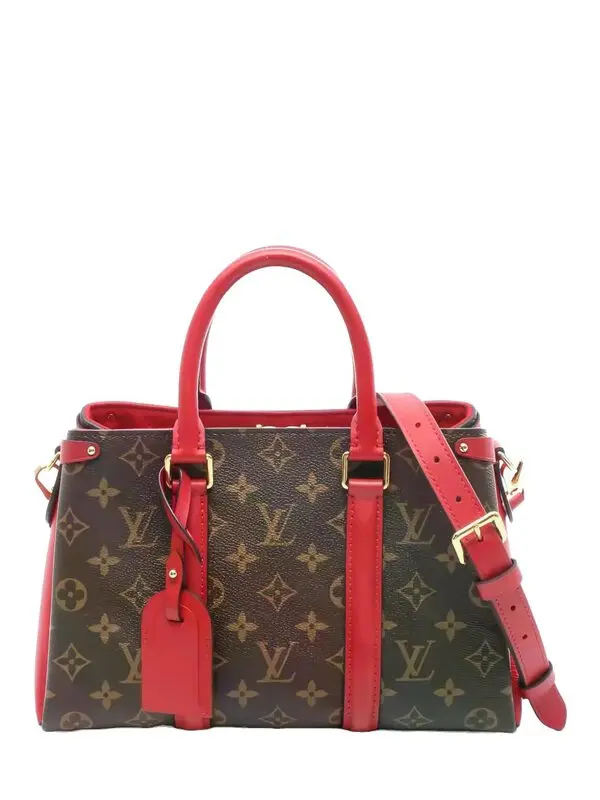 LOUIS VUITTON Soufflot Monogram 2way Handbag - Brown