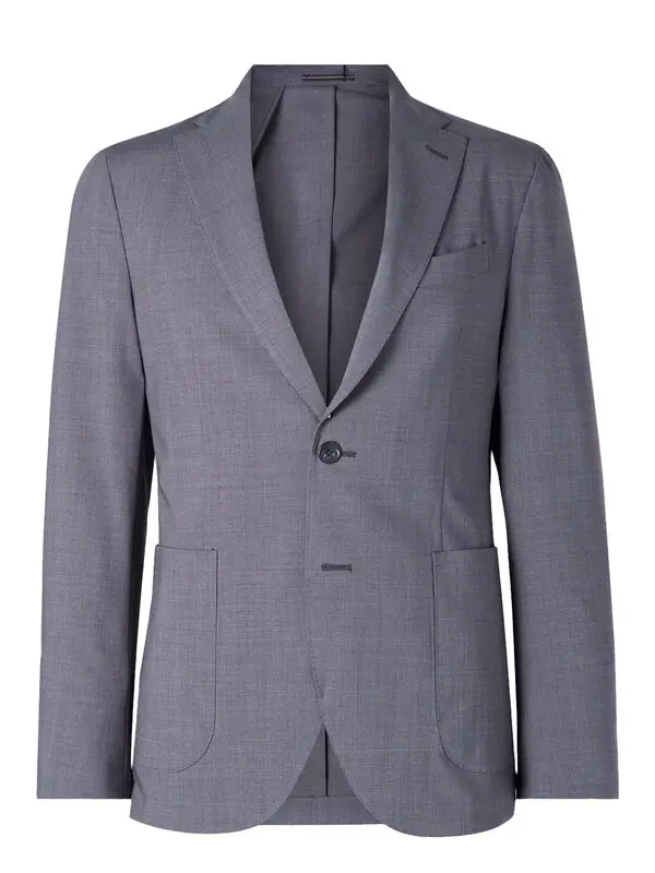 SLOWEAR Wool-blend Suit Jacket - Gray