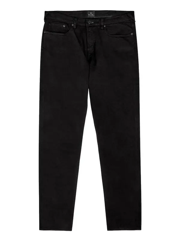 Paul Smith Buttoned Tapered Jeans - Black