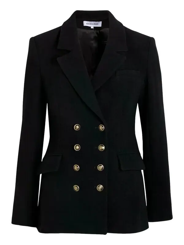 Veronica Beard Double-breasted Blazer - Black