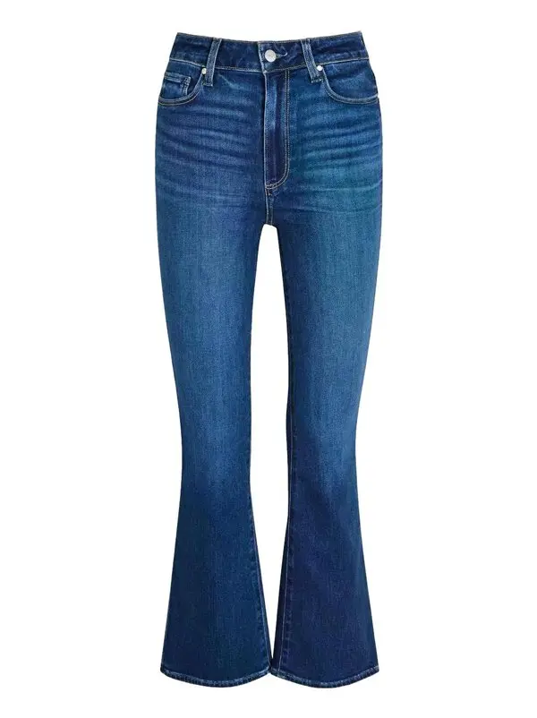 Paige Claudine Flared-leg Jeans - Blue