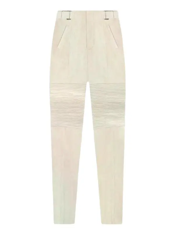 Manière De Voir Ribbed Knee Panel Leggings - Neutrals
