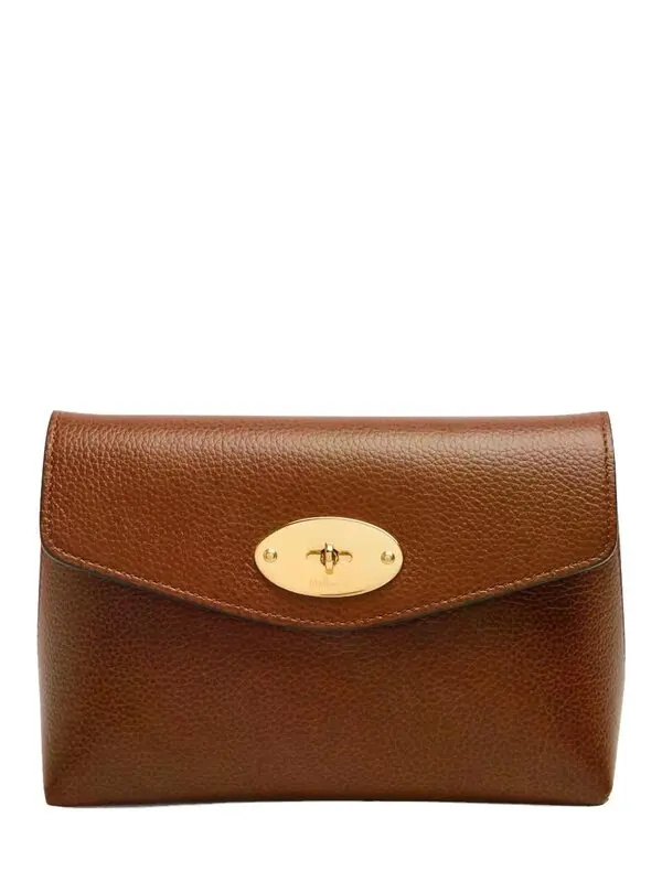 Mulberry Darley Textured Pouch - Brown