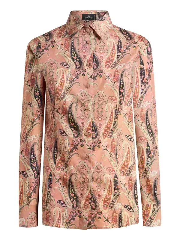 Etro Paisley-print Shirt - Pink