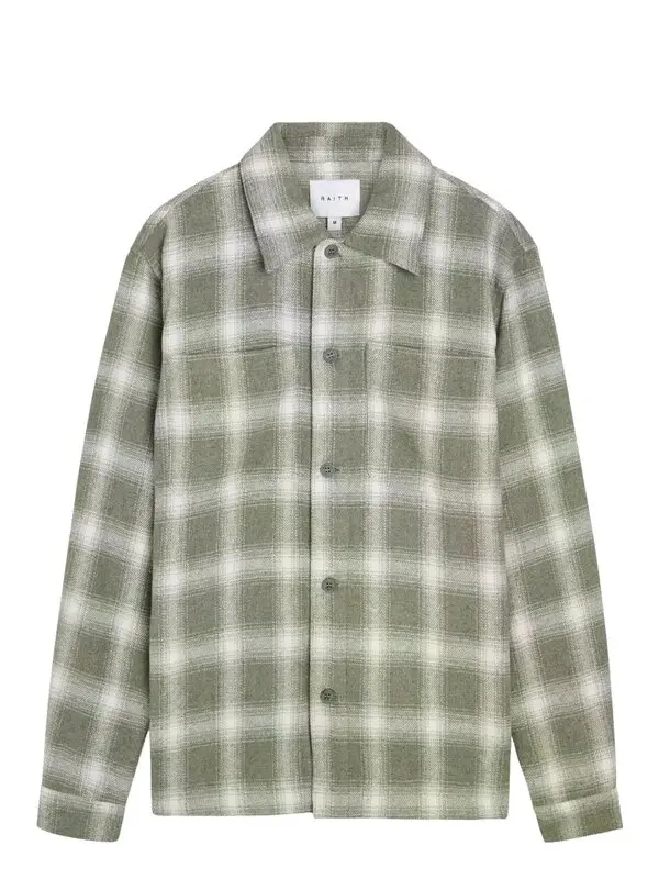 RAITH Checked Pocket Shirt - Green