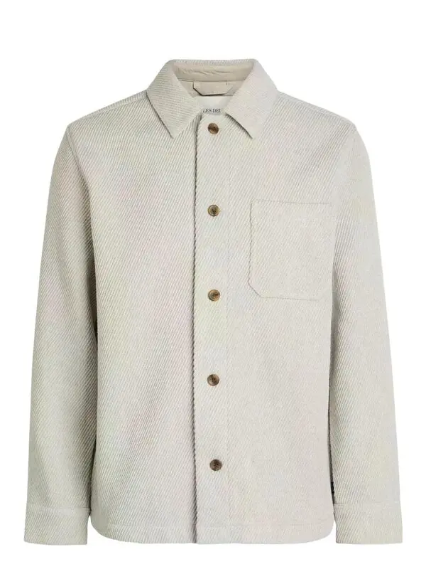 LES DEUX Buttoned Chest-pocket Shirt - Neutrals