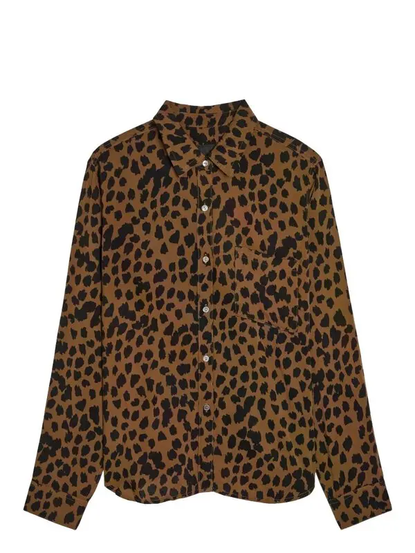 Rails Josephine Animal-print Shirt - Brown