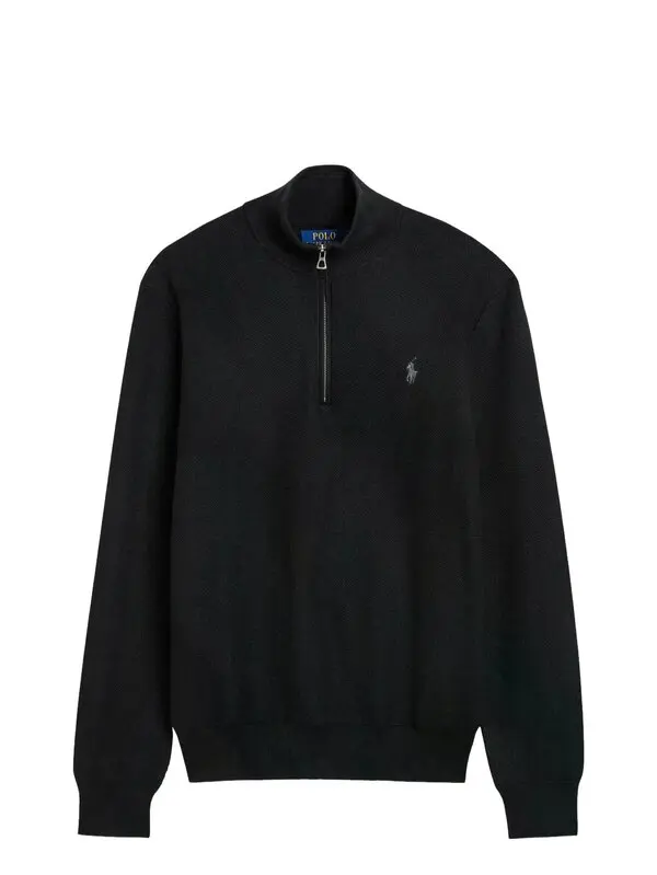 Polo Ralph Lauren Half-zip Sweatshirt - Black