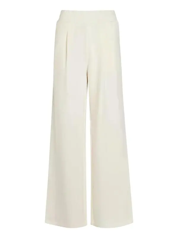 Varley Pleated-front Palazzo Pants - Neutrals
