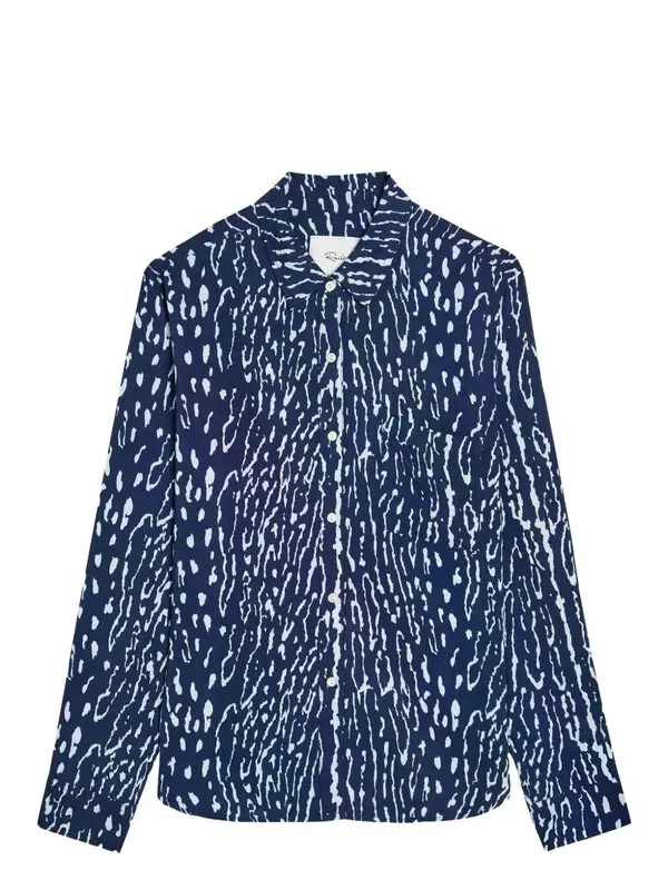 Rails Josephine Patterned Shirt - Blue