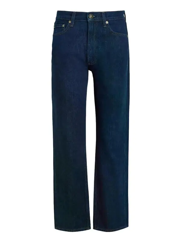 Rag & Bone Buttoned Denim Jeans - Blue