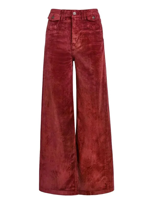 Free People Kellee Corduroy Trousers - Red