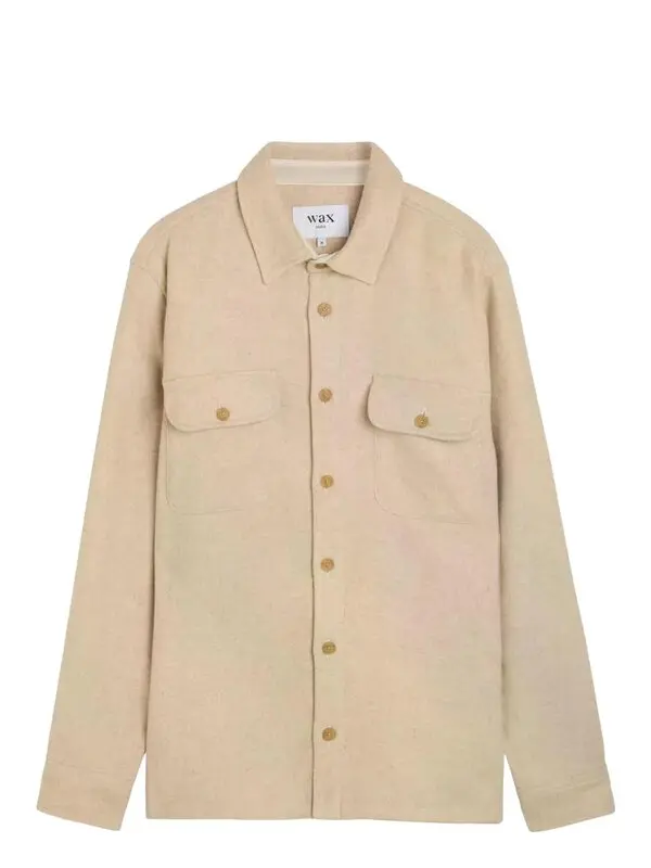 WAX LONDON Button Pocket Shirt - Neutrals
