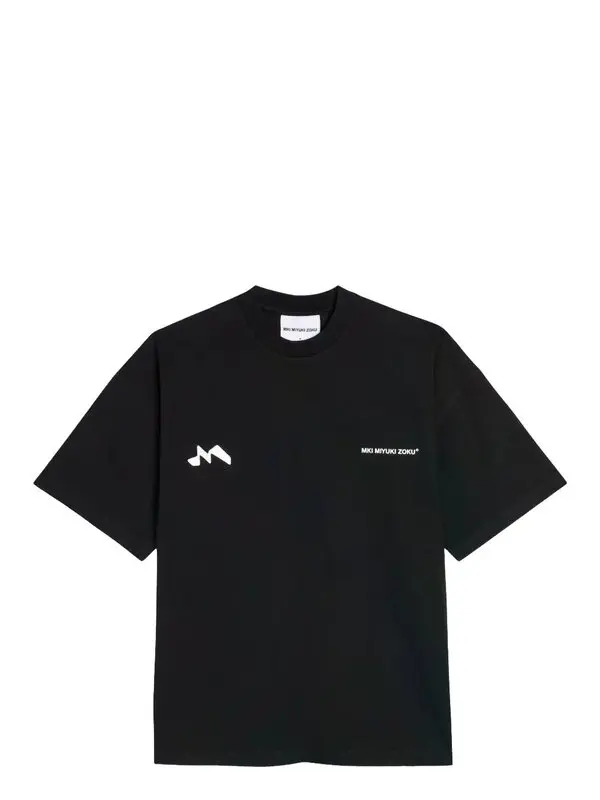 MKI MIYUKI ZOKU Silhouette Logo T-shirt - Black
