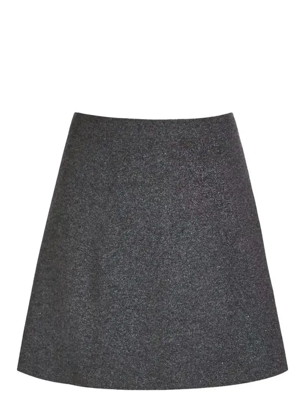 Paige A-line Mini Skirt - Grey