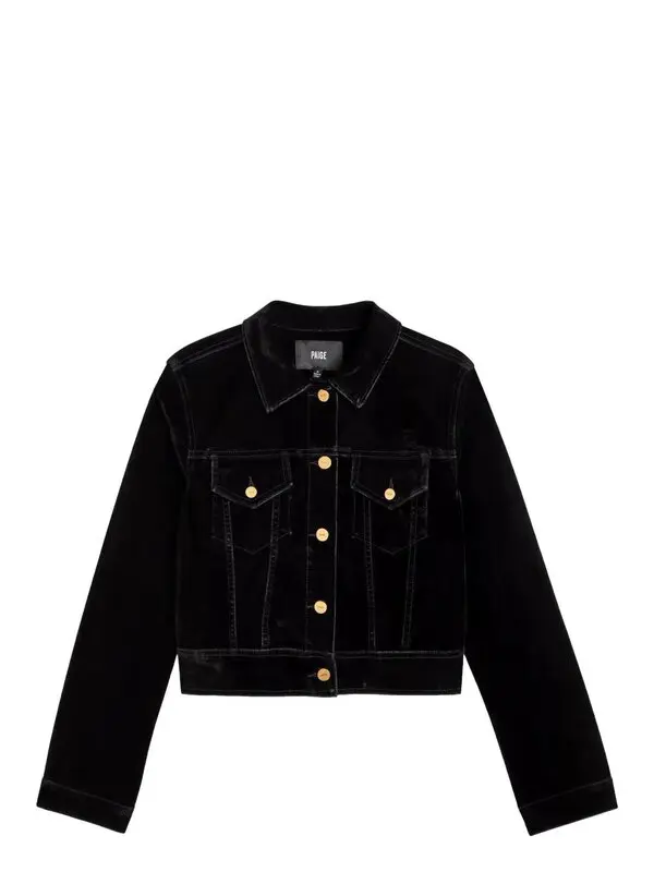 Paige Chantal Button-up Jacket - Black