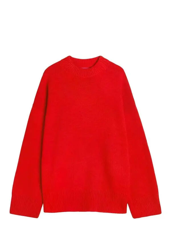 THE ELDER STATESMAN Pali Crew-neck Top - Red