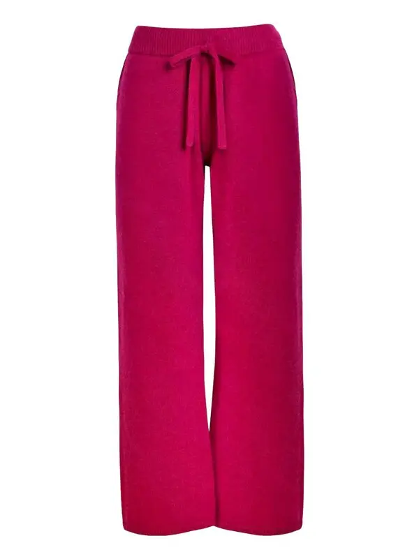 THE ELDER STATESMAN Lounge Drawstring Trousers - Pink