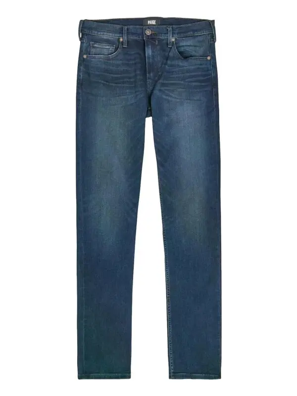 Paige Washed Denim Jeans - Blue