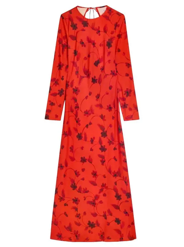 Faithfull The Brand Floral Maxi Dress - Red