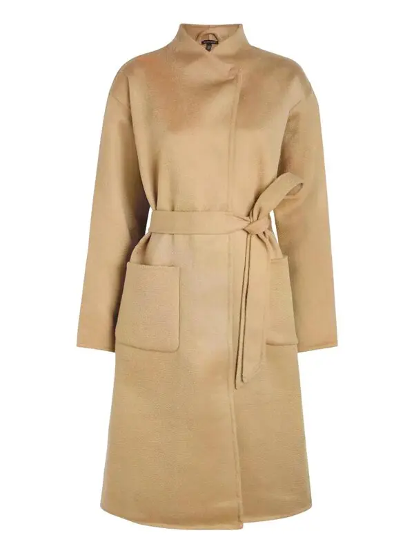 Eileen Fisher Tie-belt Wrap Coat - Neutrals