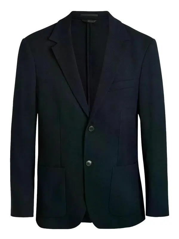 Sunspel Single-breasted Blazer - Blue