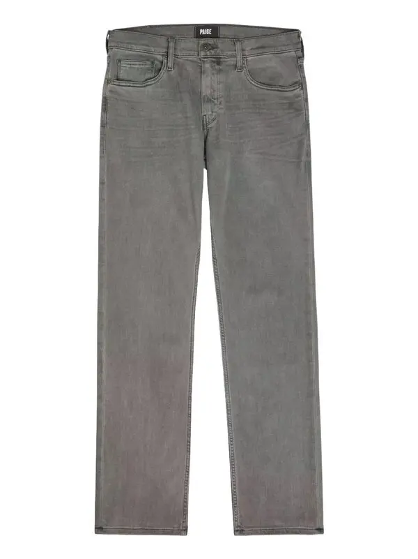 Paige Normandie Straight-leg Jeans - Grey