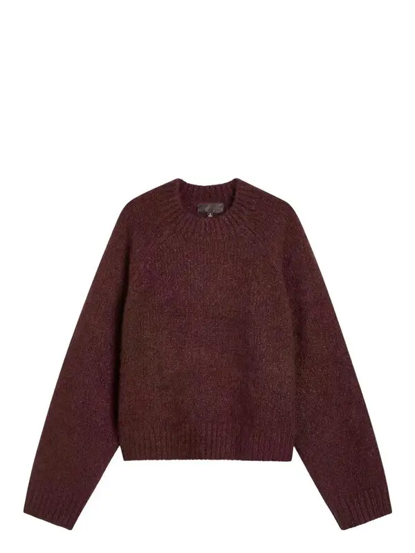 NILI LOTAN Tomaso Crew-neck Sweater - Red