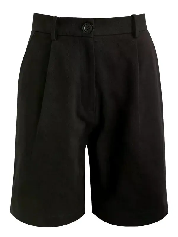 S.S.DALEY Millicent Pleated Shorts - Black