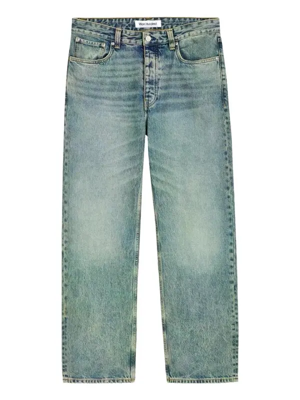 WON HUNDRED Steve Straight Leg Jeans - Blue