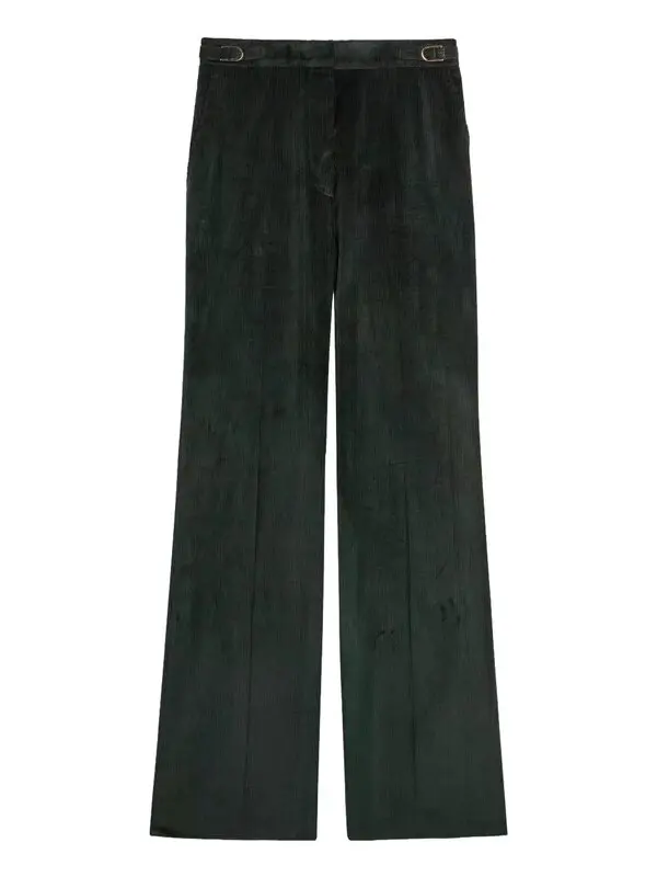 Gabriela Hearst Corduroy Straight Trousers - Green