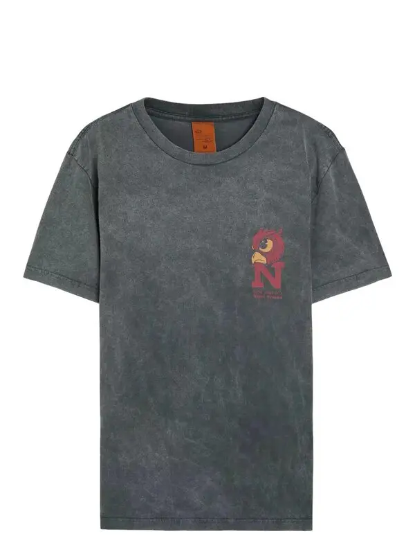 Nudie Jeans Roy Night Graphic-print T-shirt - Grey