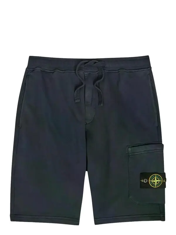 Stone Island Drawstring Pocket Shorts - Blue