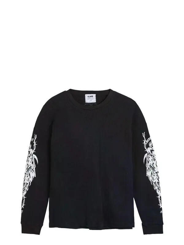 WARREN LOTAS Serenity Totem Long-sleeved T-shirt - Black