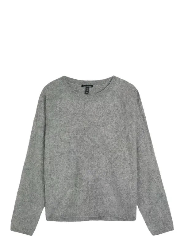 Eileen Fisher Long-sleeve Crew-neck Sweater - Grey